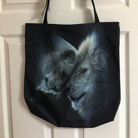 The Mountain | Bags | The Mountain Lion And Baby Tote Bag About 7x18 ...